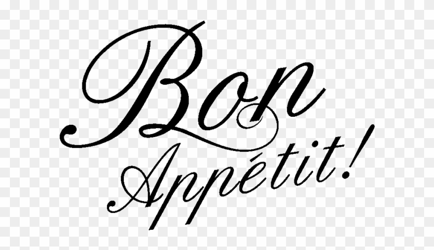 Download Bon Appetit Png - Calligraphy Clipart (#3355684) - PinClipart
