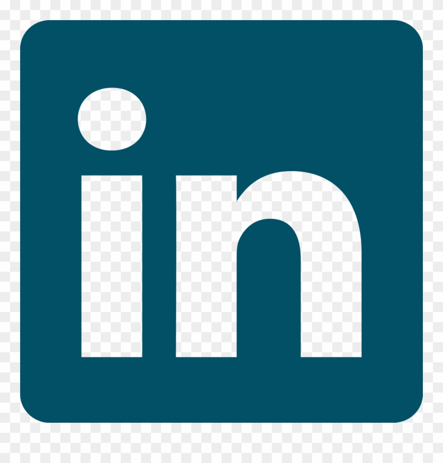 Contact Us - Linkedin Logo Clipart (#3358487) - PinClipart