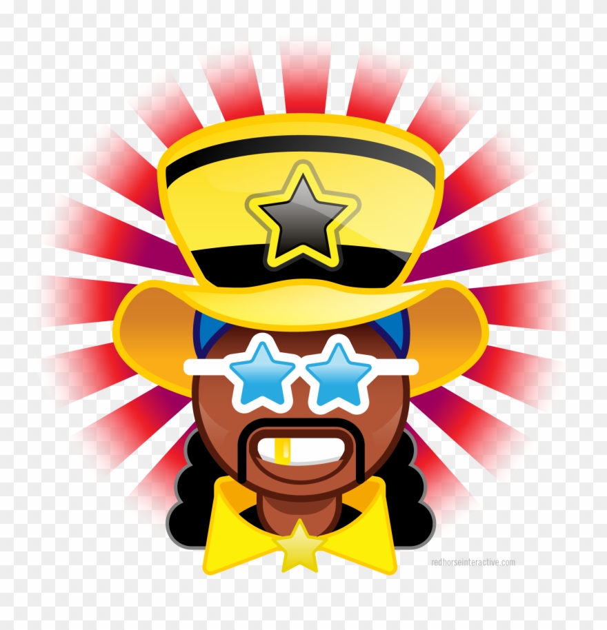Bootsy Collins Emoji - Illustration Clipart (#3363028) - PinClipart