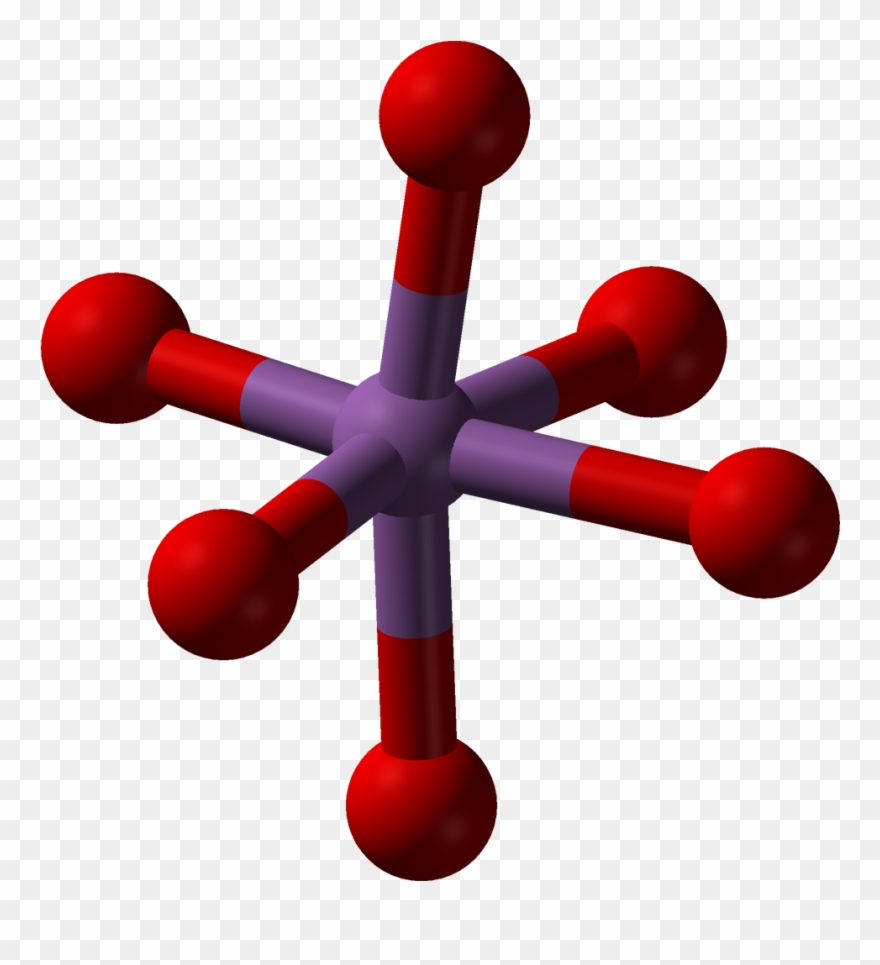 Ball And Stick Iron Oxide Model Clipart (#3364951) - PinClipart