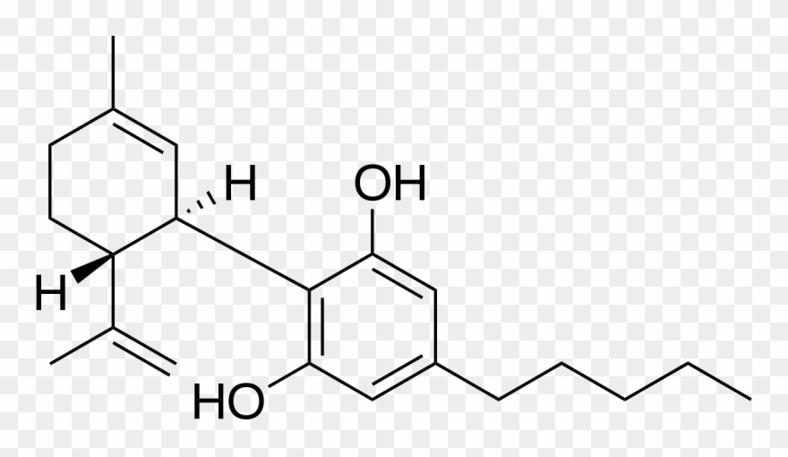 Download The Chemical Structure Of The Cannabinoid, Cannabidiol, - Cbd ...