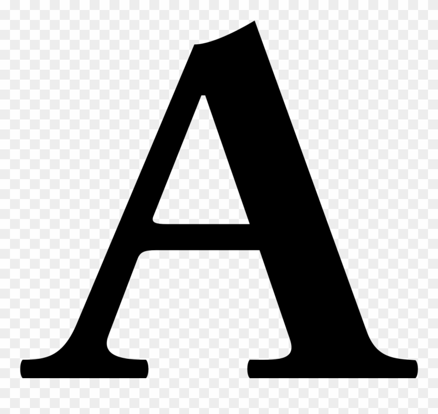 Download File - Font A - Svg - Font Png Clipart (#3375392) - PinClipart