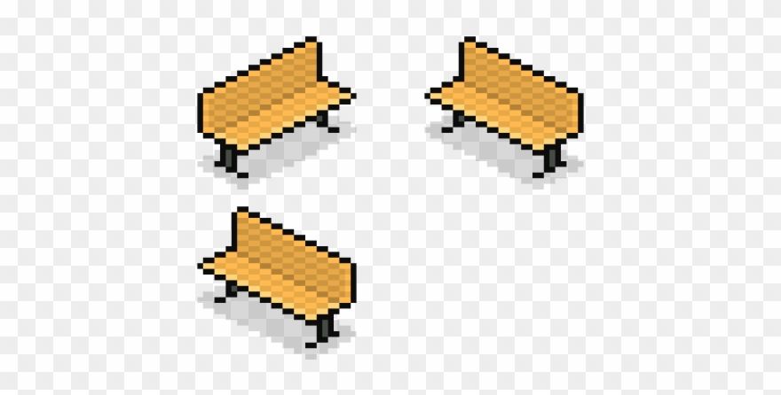 Bench Clipart Pixel Art - Pixel - Png Download (#3376076) - PinClipart