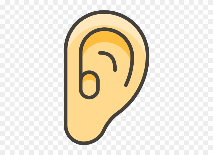 Ear Emoji Clipart (#3388069) - PinClipart