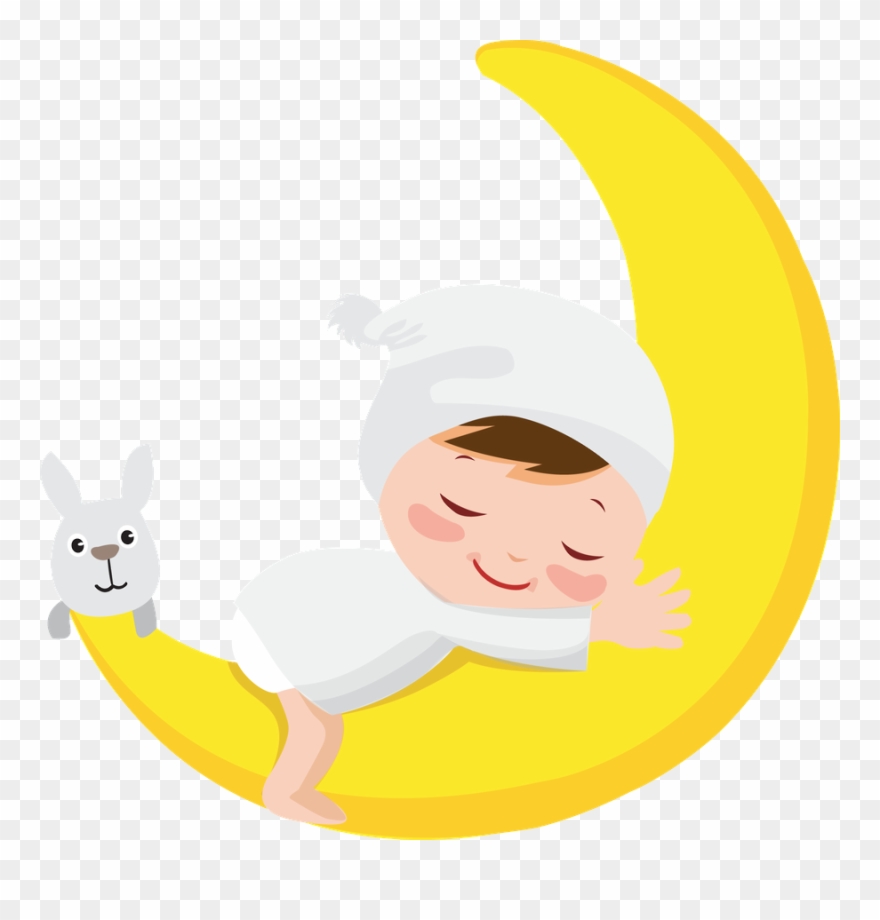 Moon ‿ ⁀ Good Night Baby, Baby Clip Art - Infant - Png Download ...