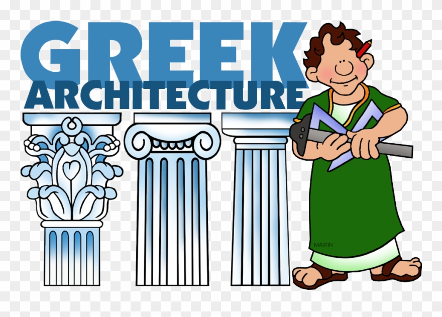 Architecture Clip Art By Phillip Martin Greek - Ancient Greek ...