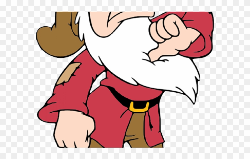 Dwarf Clipart Grumpy Person - Grumpy 7 Enanos - Png Download (#3402715 ...