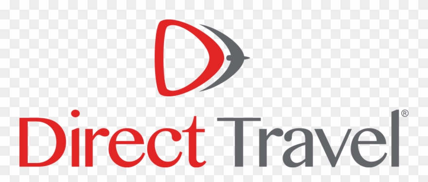 Direct Travel® Logo Pms485 Cg10 No Tag Clipart (#3405877) - PinClipart