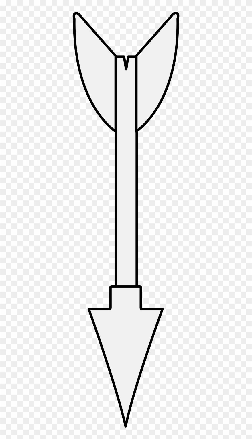 Arrow - Line Art Clipart (#3409592) - PinClipart