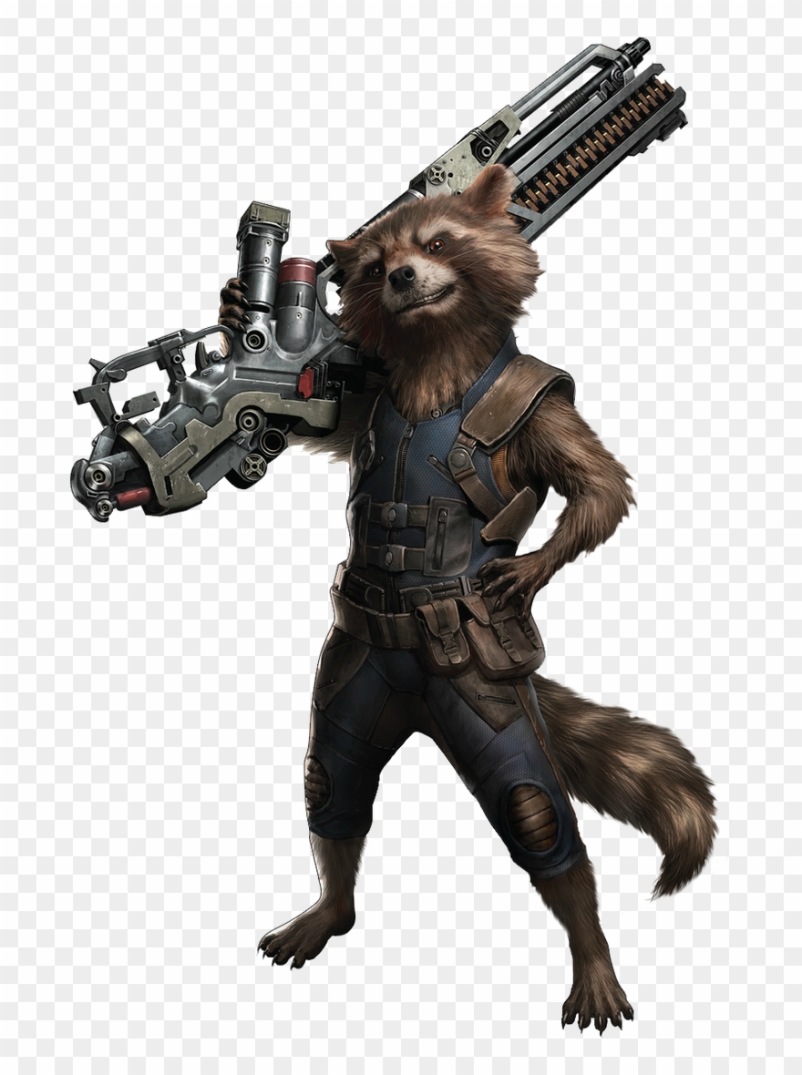 727 X 1100 3 - Avengers Infinity War Rocket Raccoon Clipart (#3418917 ...