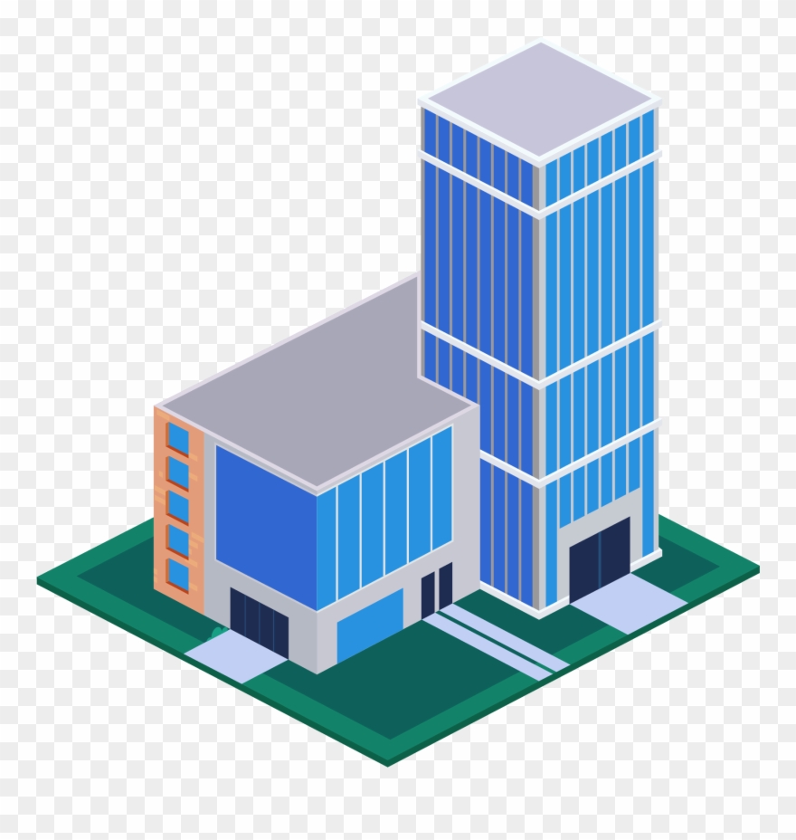 Download 5d City Life Stereo Png And Vector Image - Commercial Building ...
