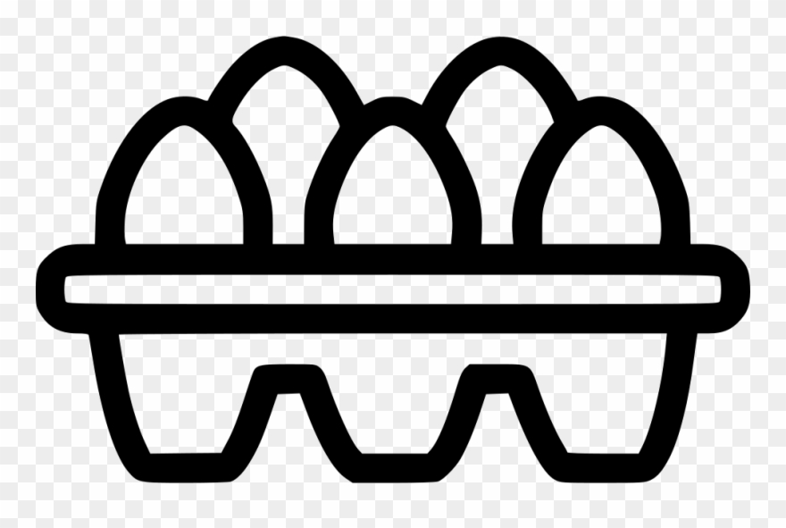 Egg Eggs Tray Poultry Food Produce Comments - Eggs Icon Png Clipart ...