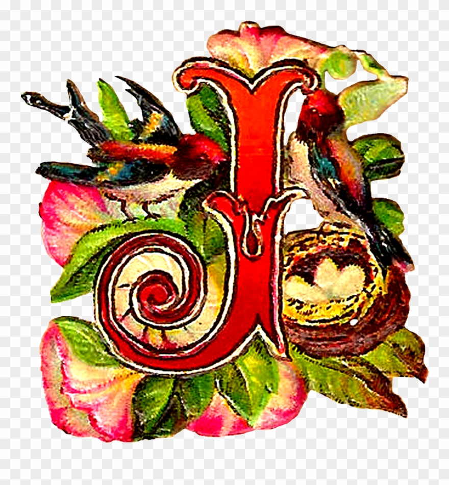 Drop Cap Digital Clip Art - Illustration - Png Download (#3437305 ...