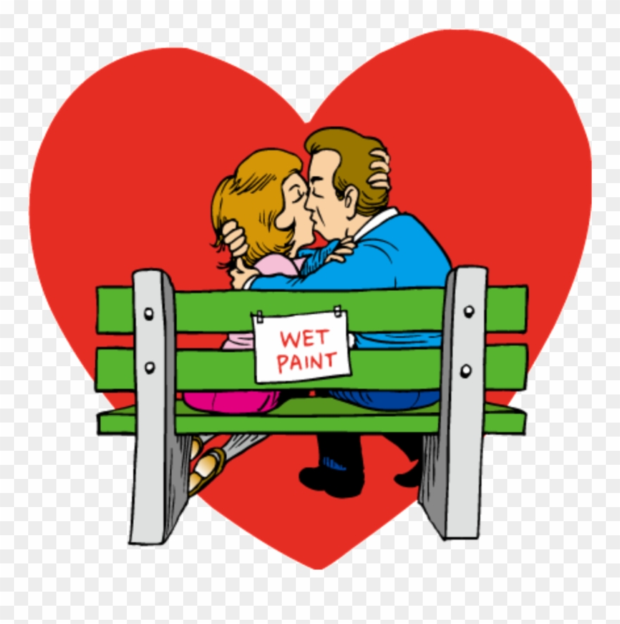 Red Cartoon Dating Couple Decoration - Love Clipart (#3438002) - PinClipart