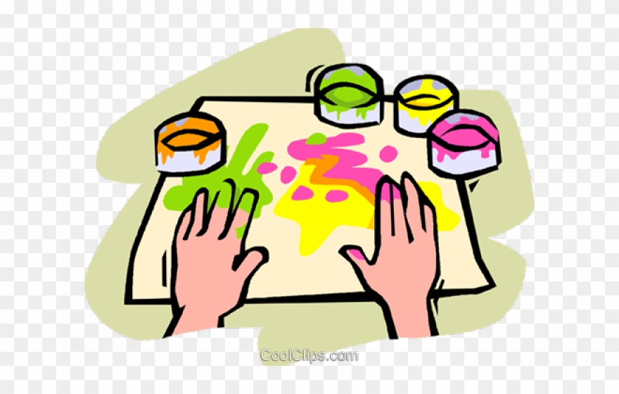 Finger Painting Clip Art - Png Download (#3438130) - PinClipart