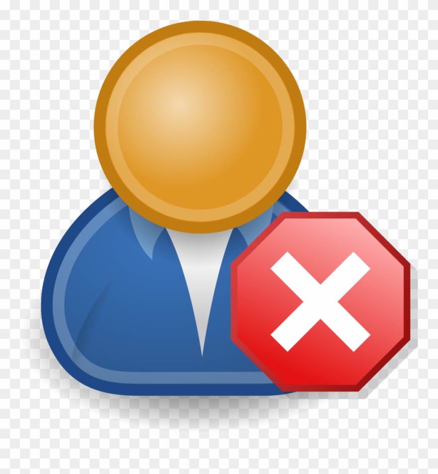 Blocked User Pd - User Blocked Icon Clipart (#3439331) - PinClipart