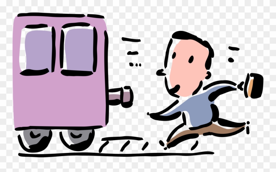 1205 X 700 2 - Running For Train Clipart - Png Download (#3465213 ...