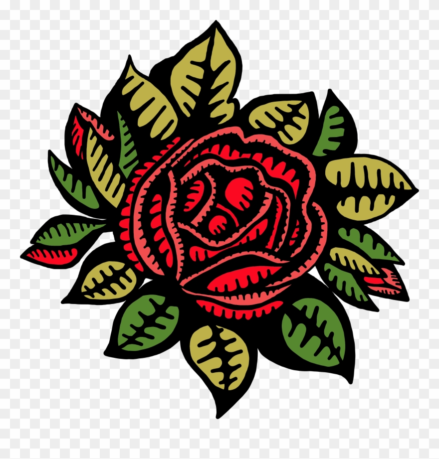 This Free Icons Png Design Of Red Rose Top View Clipart (#3467993 ...