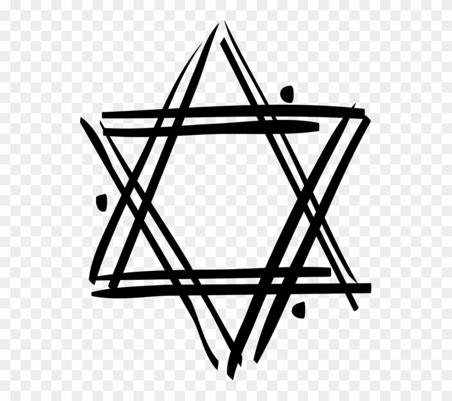 Vector Illustration Of Star Of David Shield Of David - Star Of David ...