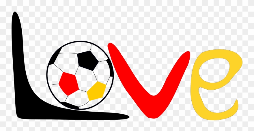 Love Soccer Liebe Fußball - Dribble A Soccer Ball Clipart (#3484883 ...
