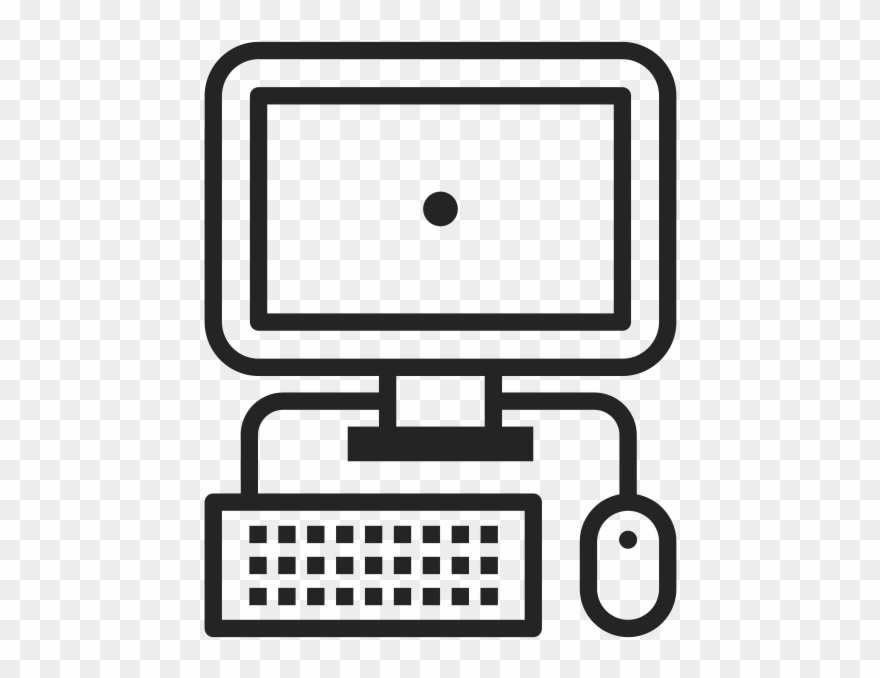 Computer Dark Clipart (#3493743) - PinClipart