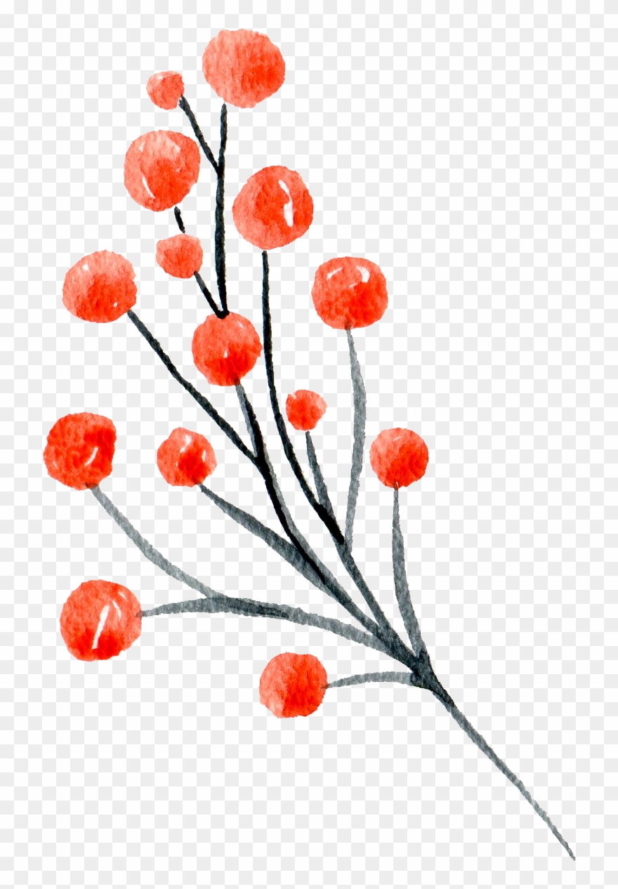 Red Berries - Illustration Clipart (#3494999) - PinClipart