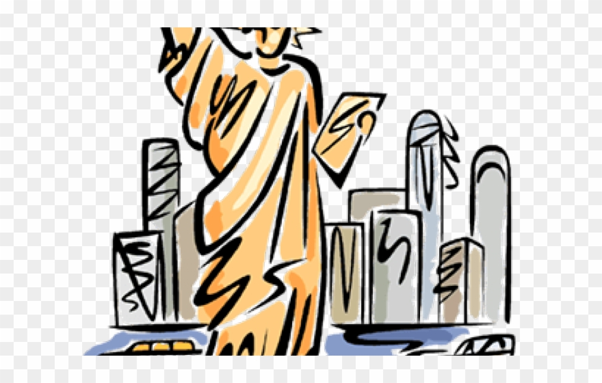 Statue Of Liberty Clipart Small - New York City Clip Art - Png Download ...