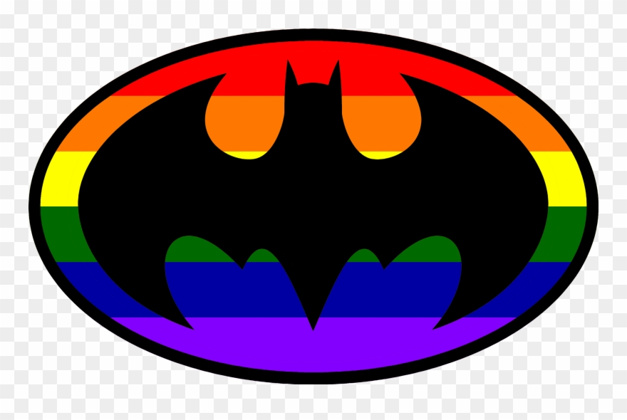 Download Batman - Sticker Lgbt Png Clipart (#3497746) - PinClipart