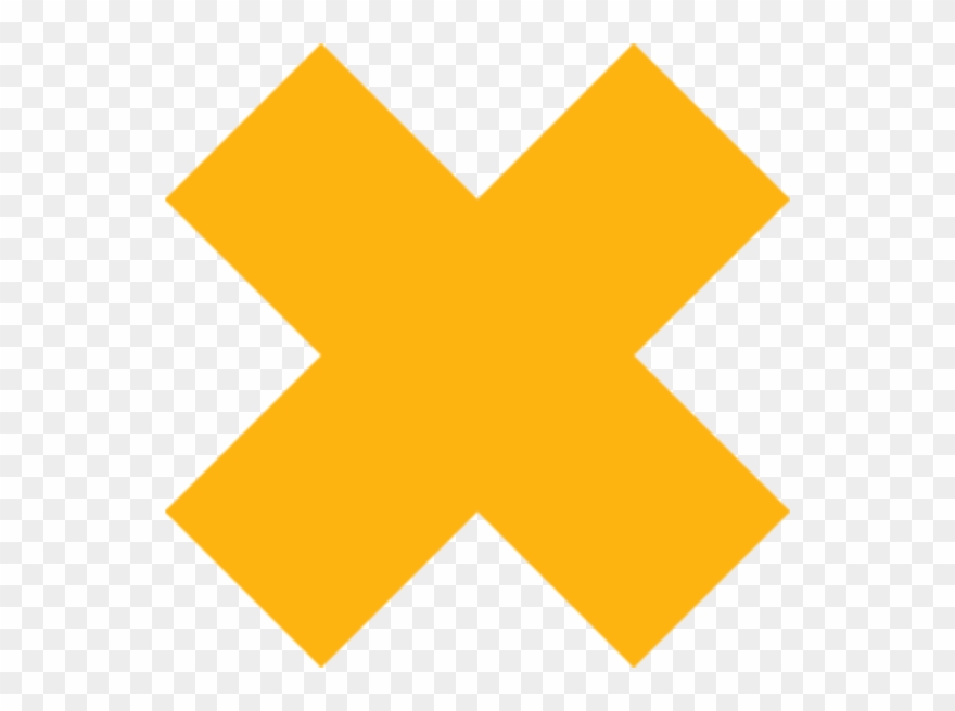 Download Take The Pledge - Yellow X Png Clipart (#3499379) - PinClipart