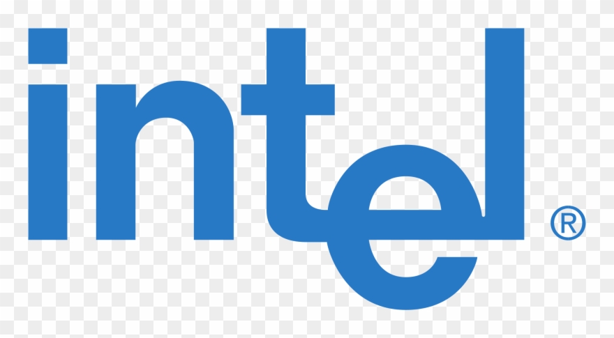 Intel First Logo 2 By Russell - Intel Logo 1968 Clipart (#355645 ...