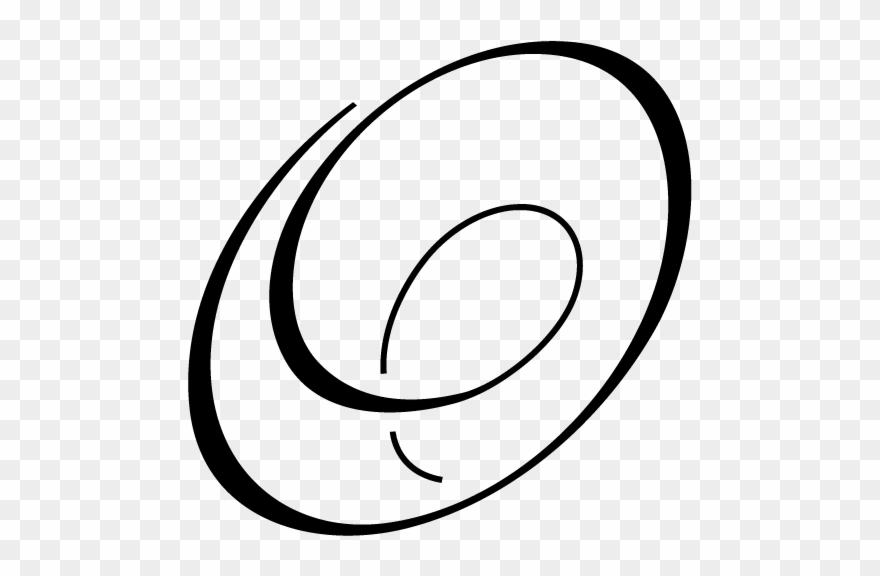 Monogram Letter O - Circle Clipart (#3504118) - PinClipart