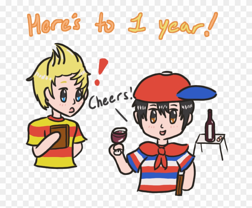 1 Year Anniversary - Cartoon Clipart (#3504219) - PinClipart