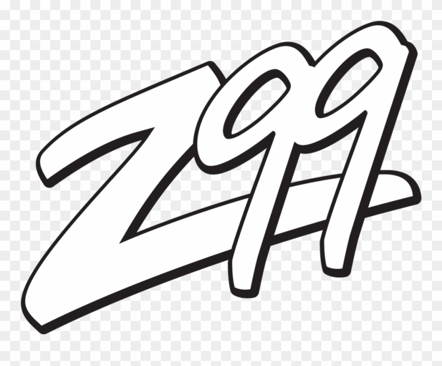 Z99 Logo Feb 2009 Wht Clipart (#3505718) - PinClipart