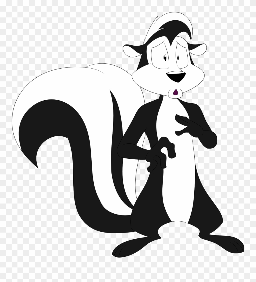 Download Worried Pepe Fan Art - Pepe Le Pew Scared Clipart (#3512831 ...