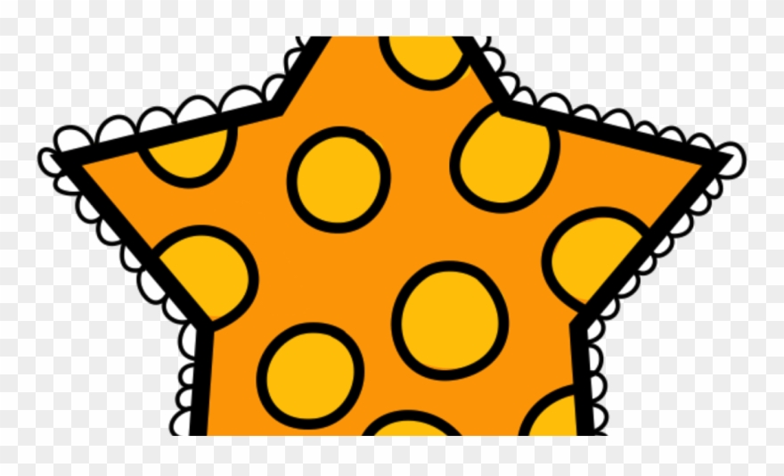 Orange Polka Dot Star Clipart (#3520230) - PinClipart