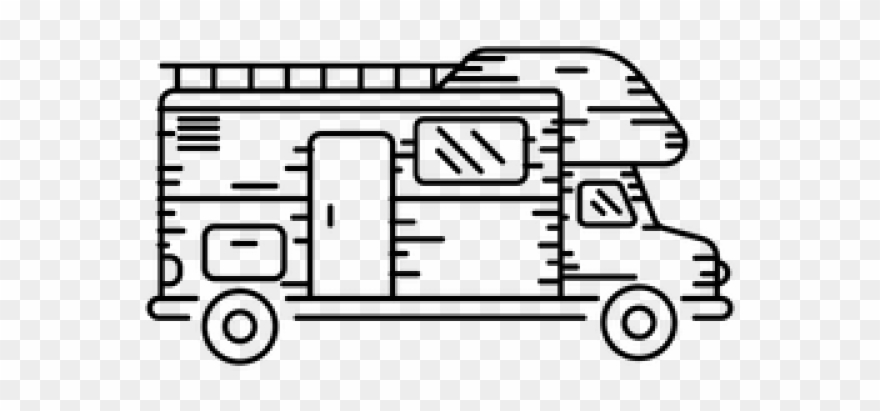 Download Caravan Clipart Transparent - Line Art - Png Download ...