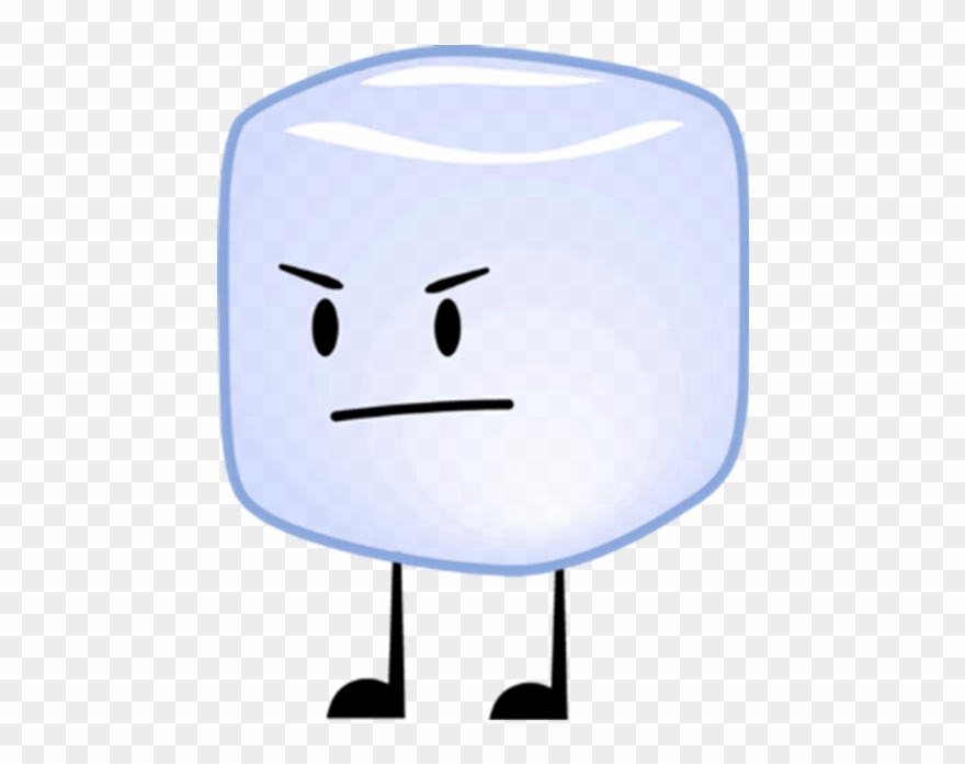 Ice Cube - Battle For Dream Island Ice Cube Icon Clipart (#3534032 ...
