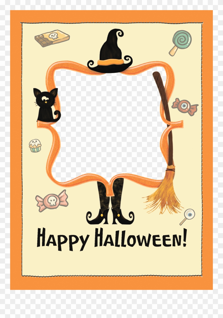 Download Transparent Halloween Page Border Clipart (#3537653) - PinClipart