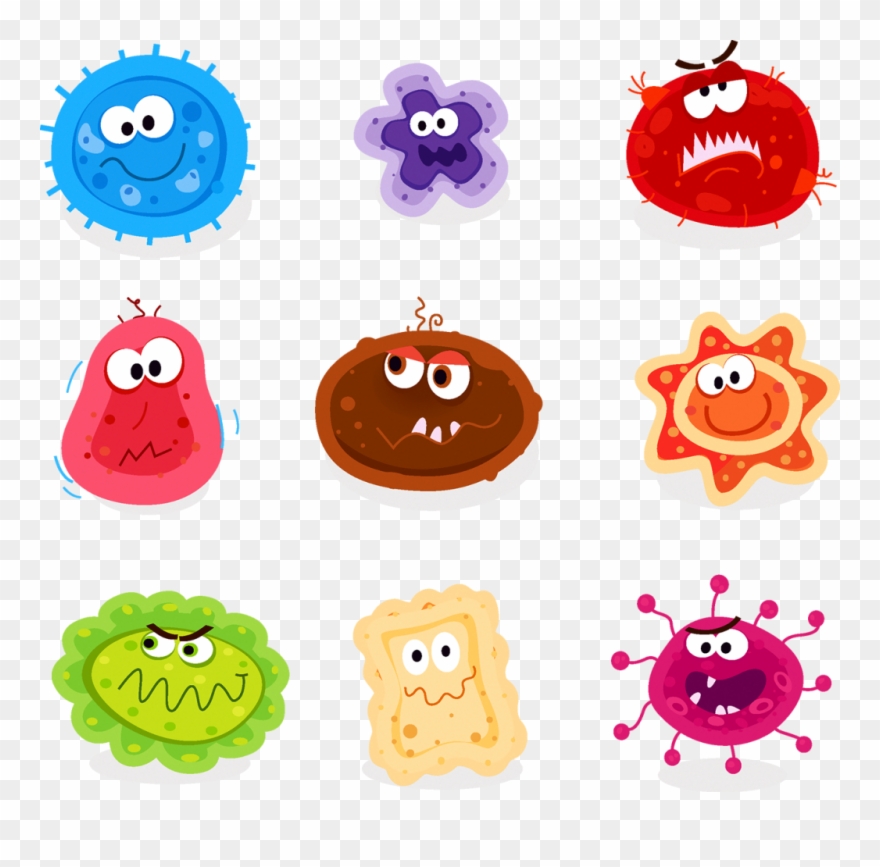 Download Germs Cartoon Clipart (#3551299) - PinClipart