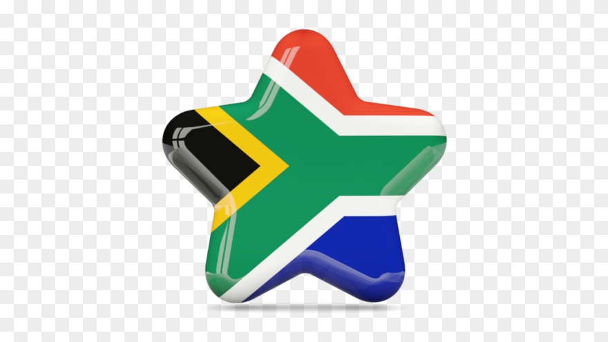 Illustration Of Flag Of South Africa - South African Flag Star Clipart ...