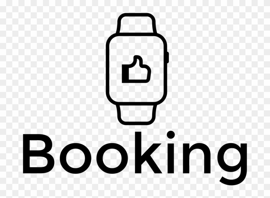 Booking Logo Black Clipart (#3558713) - PinClipart