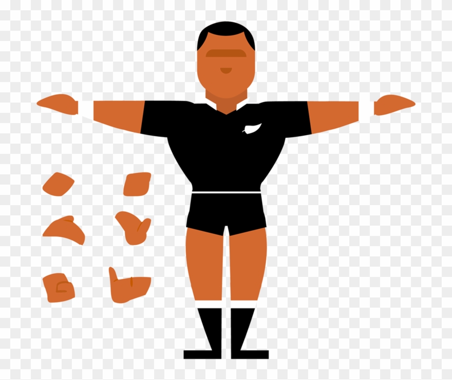 All Blacks Haka 1 - Illustration Clipart (#3559161) - PinClipart