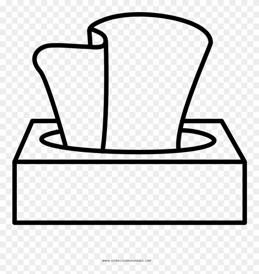 Download Tissue Paper Coloring Page - School Watermark Clipart ...