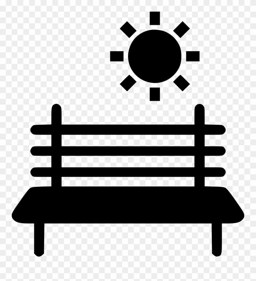 Bench In Park Comments - Park Seat Icon Clipart (#3574487) - PinClipart