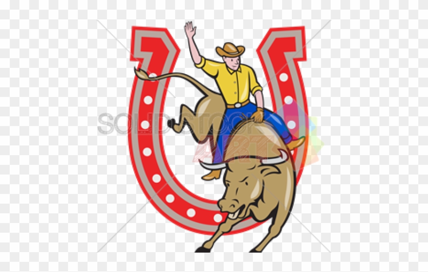 Download Horseshoe Clipart Rodeo - Rodeo Cartoon - Png Download ...
