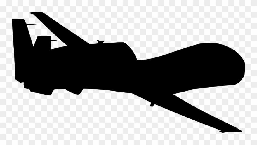 Download Png - Rq 4 Global Hawk Silhouette Clipart (#3598104) - PinClipart