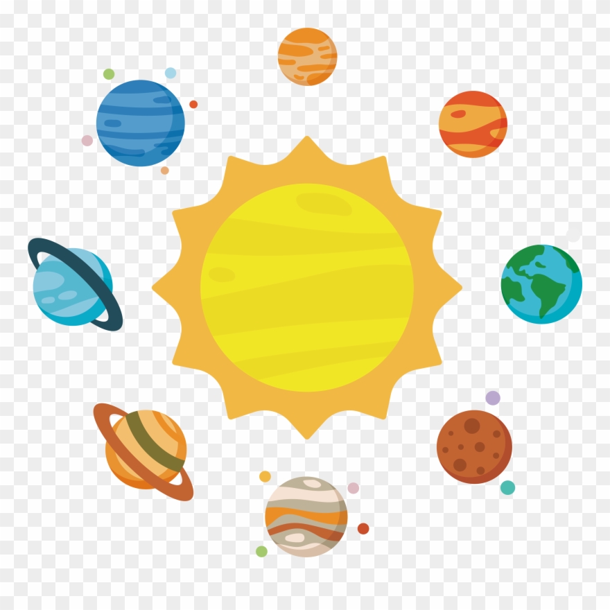 Solar System Word Clip Art