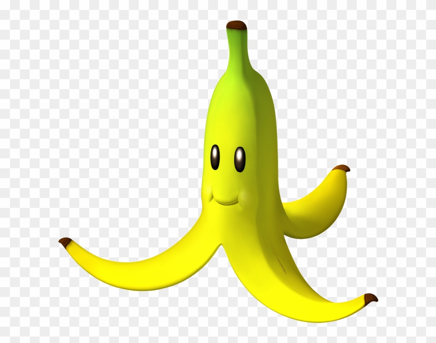 Mario Bros Clipart Mario Cart - Banana Mario Kart - Png Download ...