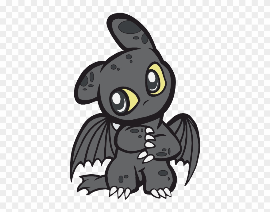 Download Cute Toothless From How To Train The Dragon Buy T-shirt ...