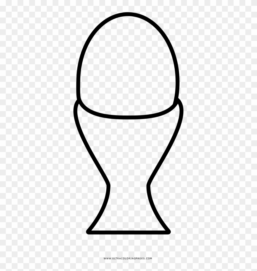 Soft-boiled Egg Coloring Page - Line Art Clipart (#3609202) - PinClipart